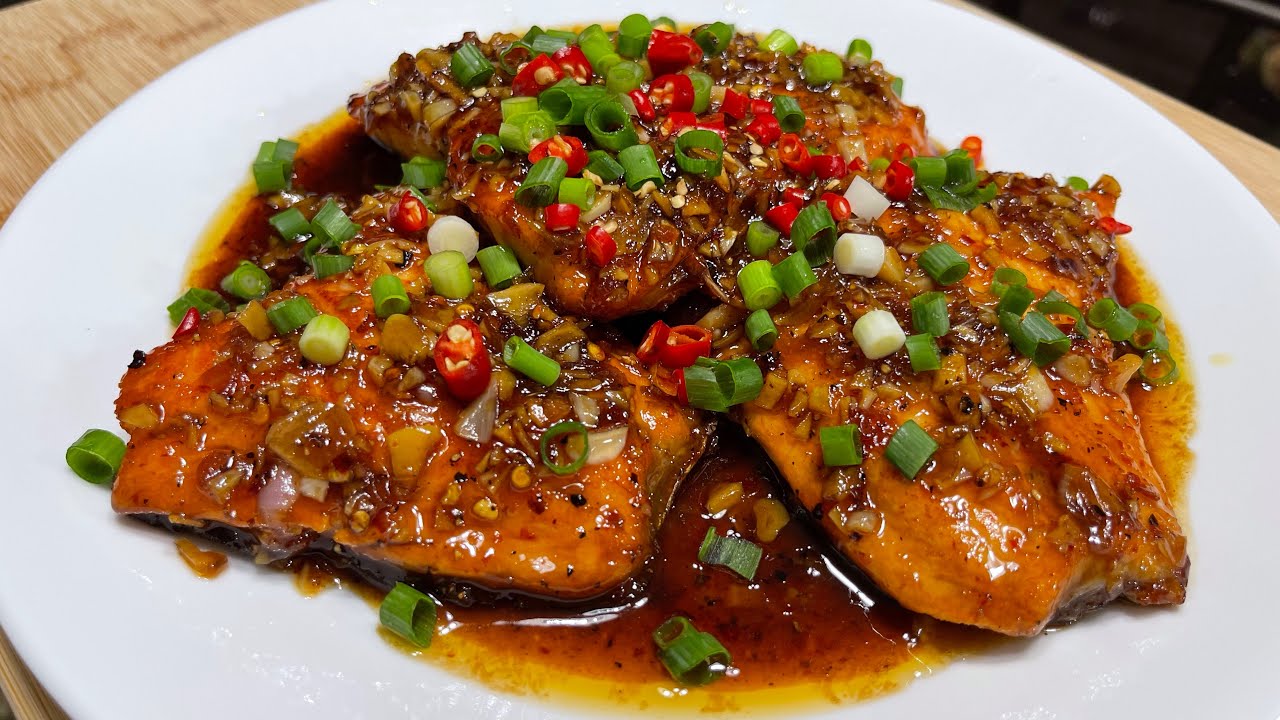 Braised Salmon. Another Way To Cook Quick and Easy Braised Salmon # ...