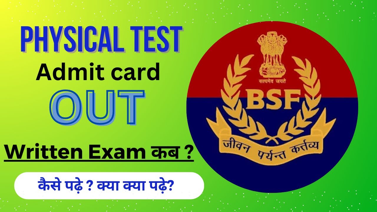 Exam pattern BSF ASI #labtechnician #bsf #2025 - YouTube
