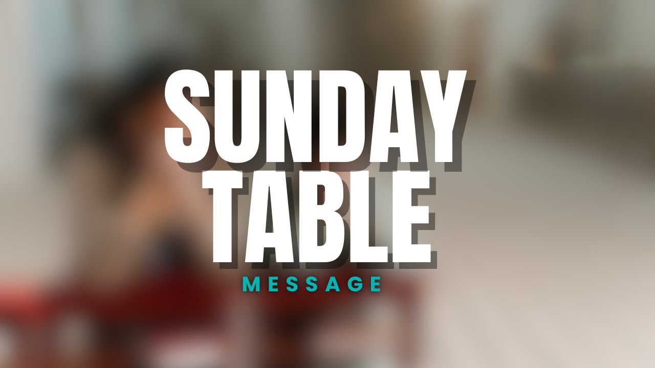 SUNDAY TABLE MESSAGE || 02 / 02 / 2025 || JERUSALEM PRAYER HOUSE ...