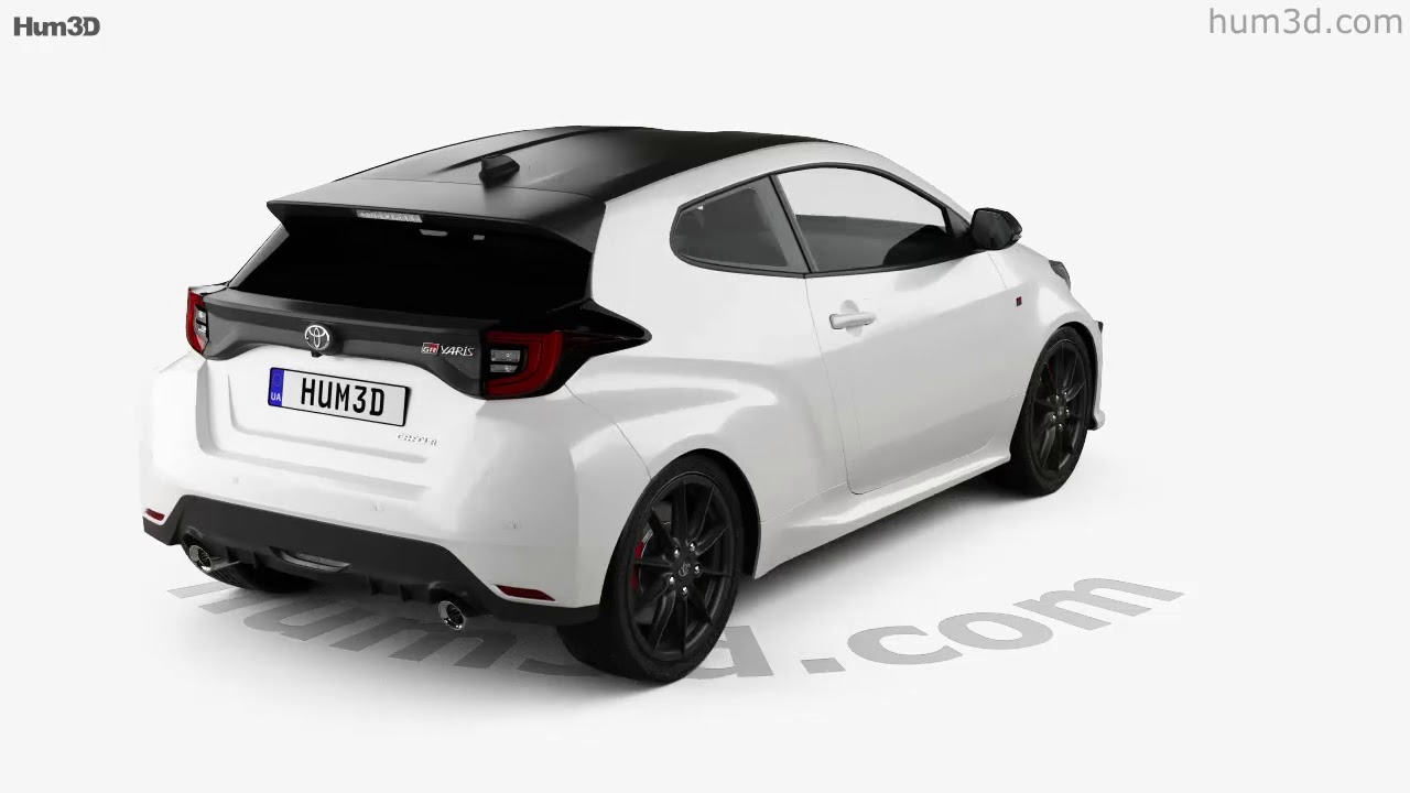 Toyota Yaris GR 2021 3D model by 3DModels.org - YouTube