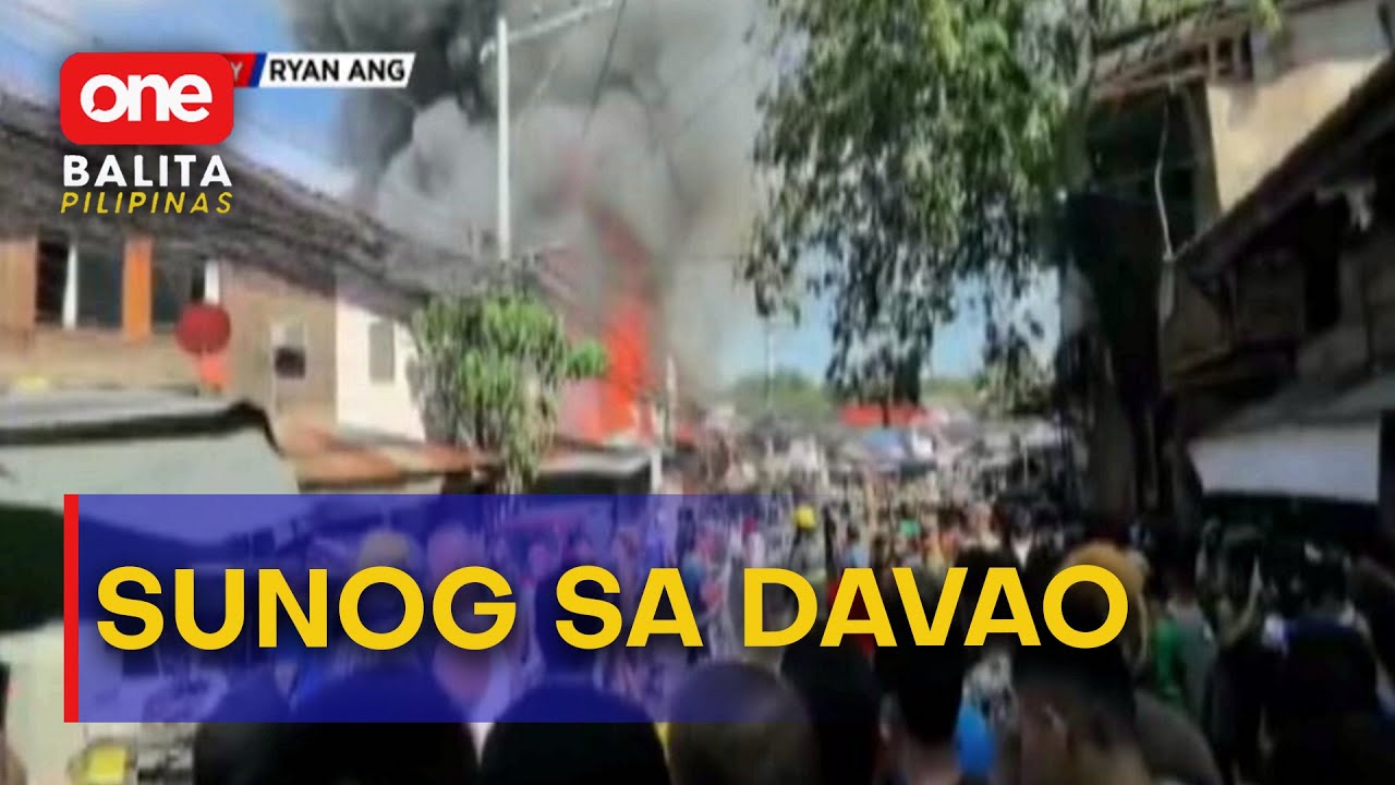 #OBP | Residential area sa Davao City, nilamon ng sunog! - YouTube