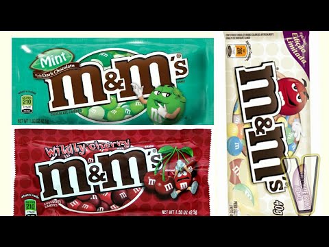 6 Sabores De M&M Increíbles!!!!! - YouTube