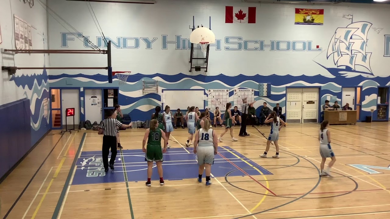 RNS Varsity Girls Basketball vs. Fundy High School - YouTube