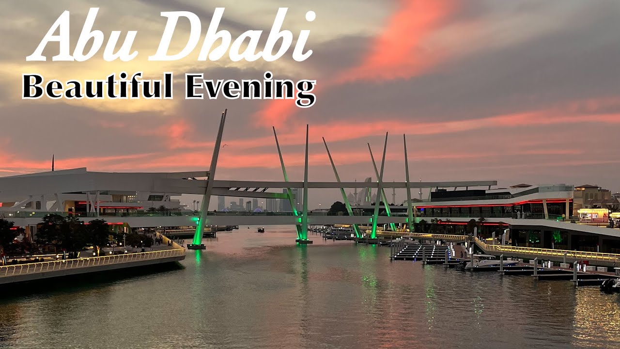 Al Qana Abu Dhabi | Beautiful Waterfront Destination | Walking Tour # ...