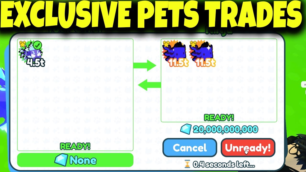 Exclusive Pets Trading in Pet Simulator X - Storm Agony Exclusive Pets ...