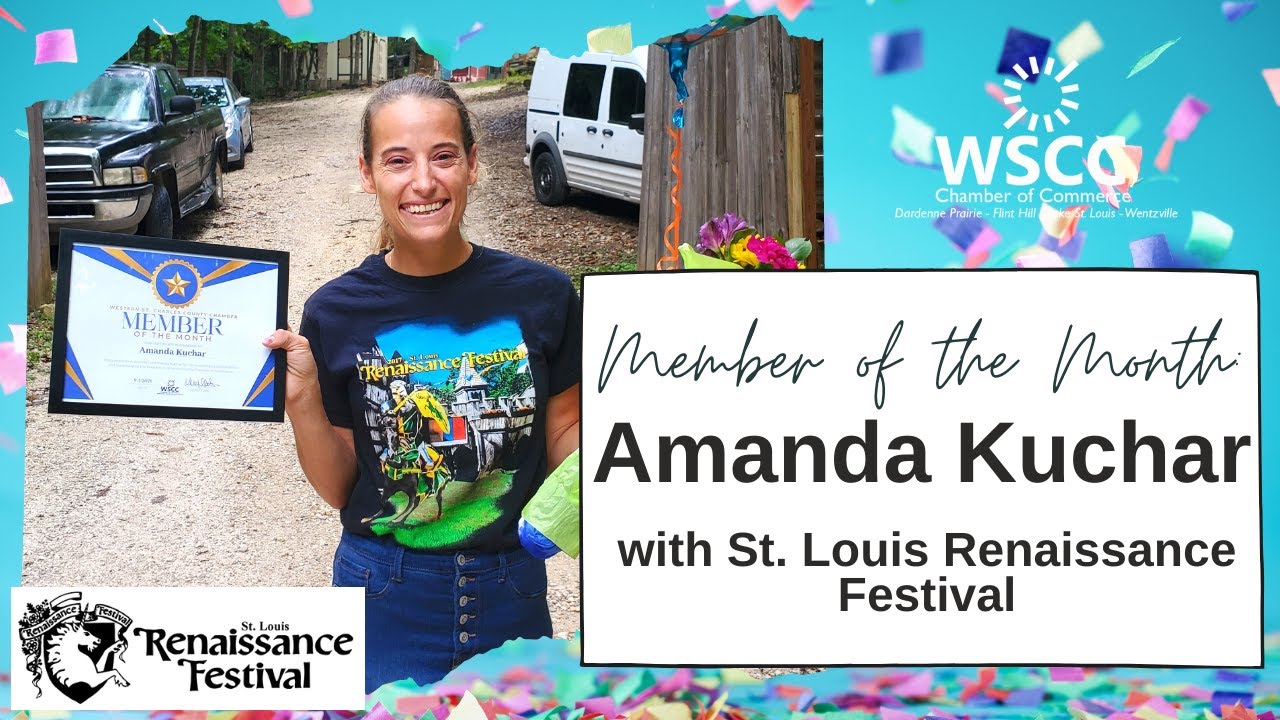 September 2021 Member of the Month! 🎉 Amanda Kuchar with the St. Louis ...