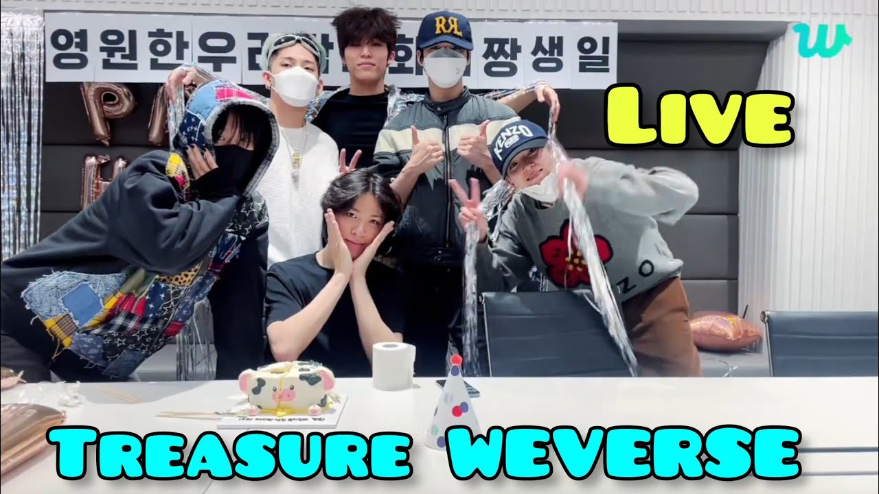 Treasure WEVERSE LIVE TODAY - YouTube