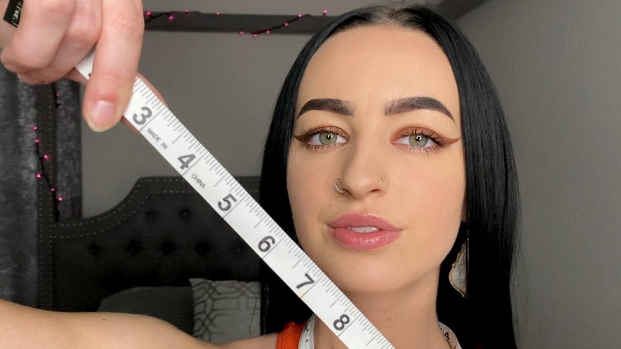[ASMR] Intense Face & Head Measuring | Inaudible Whispering | Sleep ...