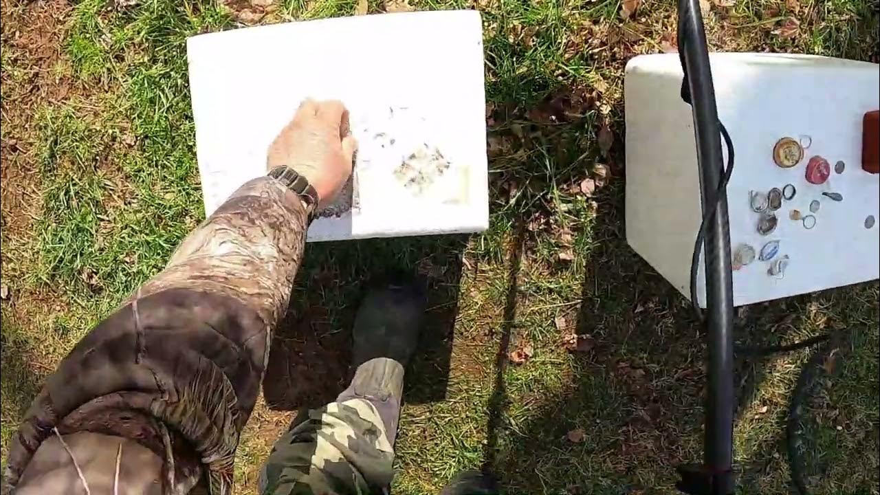Minelab Manticore gold ring and junk target ID - YouTube