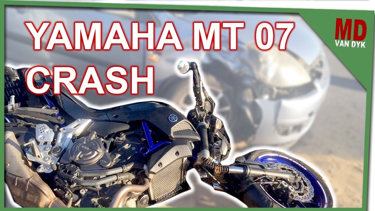 Yamaha MT 07 - CRASH ! - YouTube