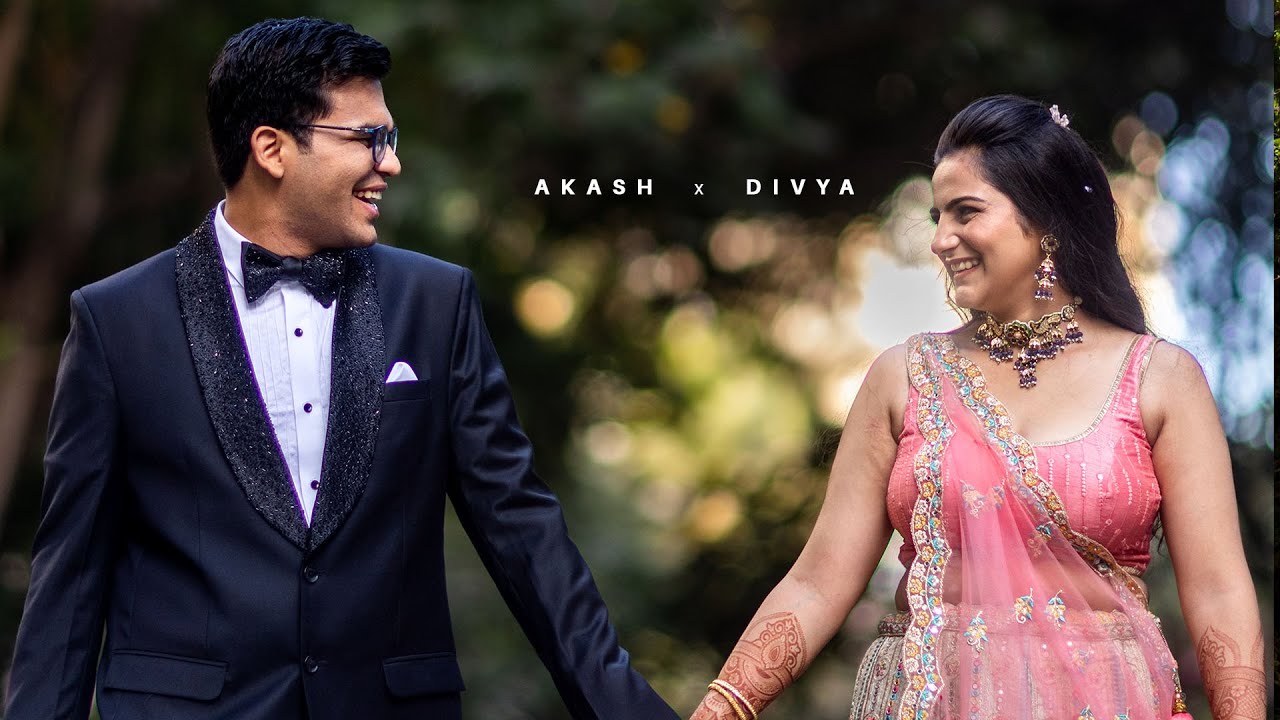 Akash x Divya | Cinematic Engagement Teaser | Akshay Sansare - YouTube