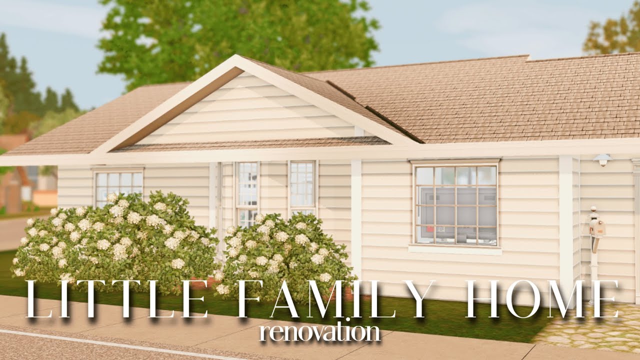 Little Family Home Renovation 🏡 ⊹ ࣪ ˖ The Sims 3 - YouTube