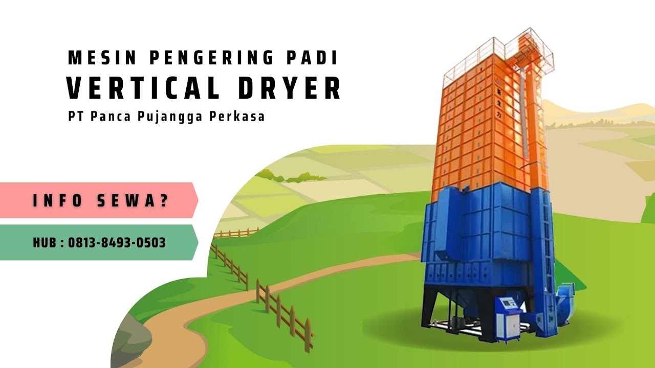 Instalasi Vertical Dryer | Mesin Pengering Padi 30 Ton Karawang - YouTube