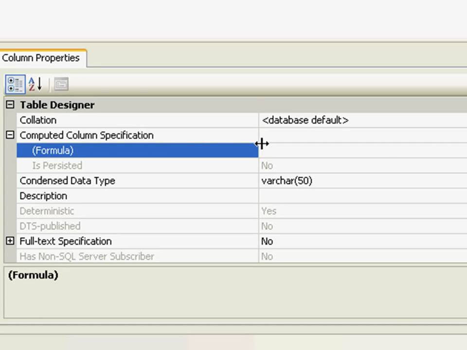 SQL 2008 Series: SQL Computed columns - YouTube
