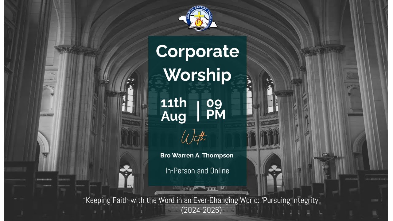 Bro Warren A. Thompson | Corporate Worship | August 10, 2024 - YouTube