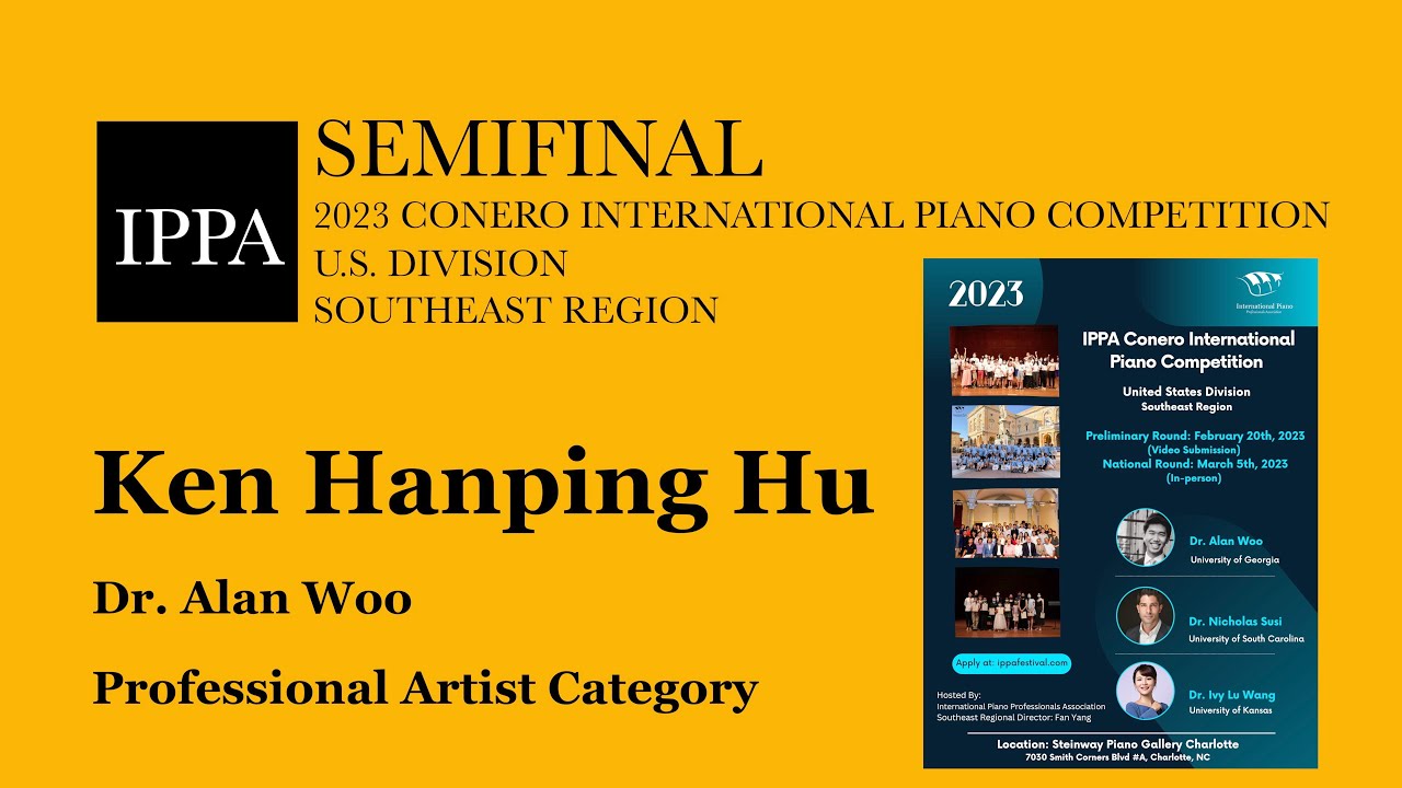 2023 Semifinal-USA-Gold Award: Ken Hanping Hu; Student of Dr. Alan Woo ...