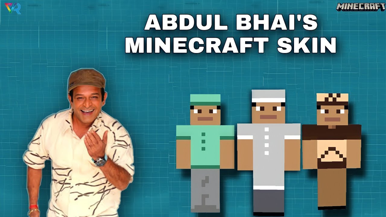 TMKOC Skins - How To Make Abdul Bhai's Minecraft Skin - YouTube
