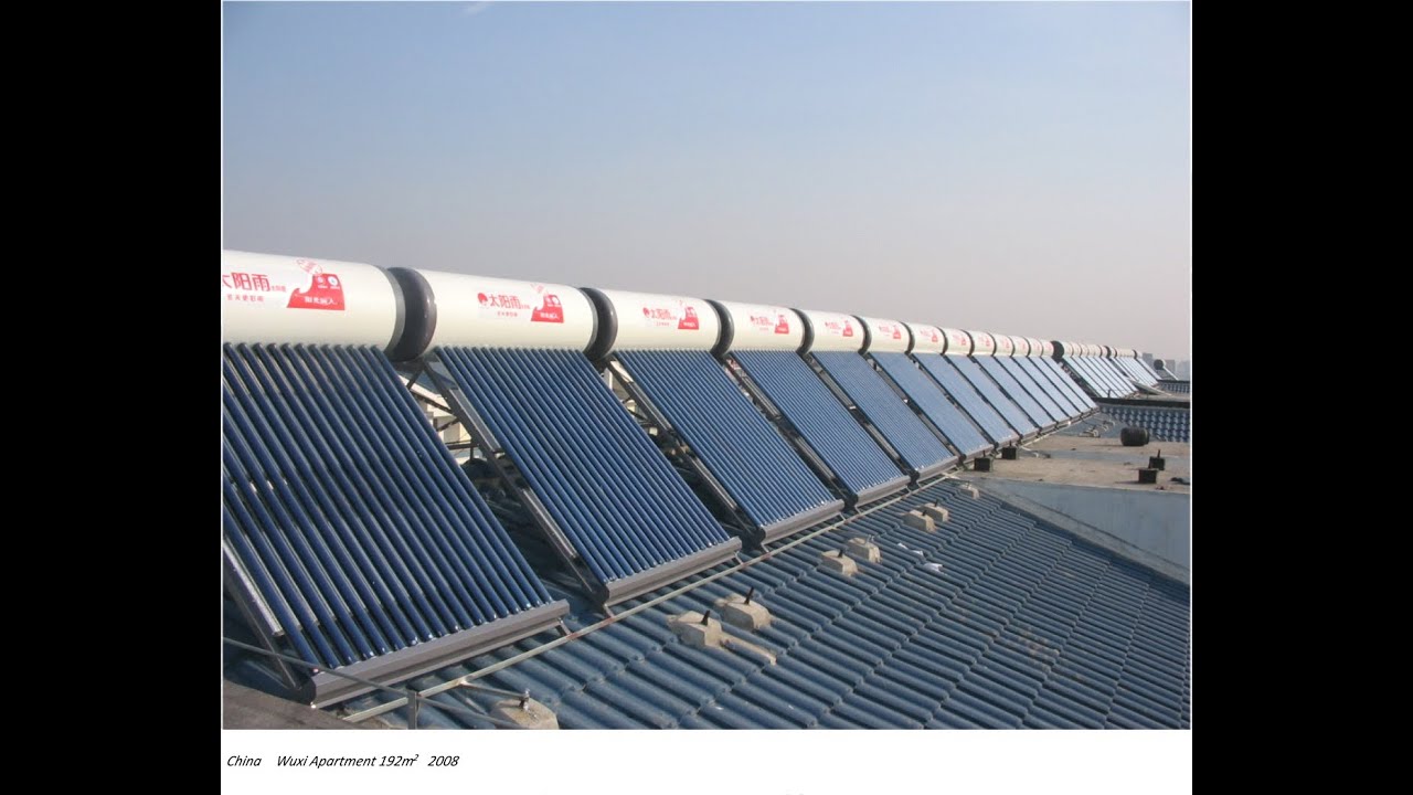 Evacuated tube compact thermosiphon Solar Water Heater, Non pressure ...