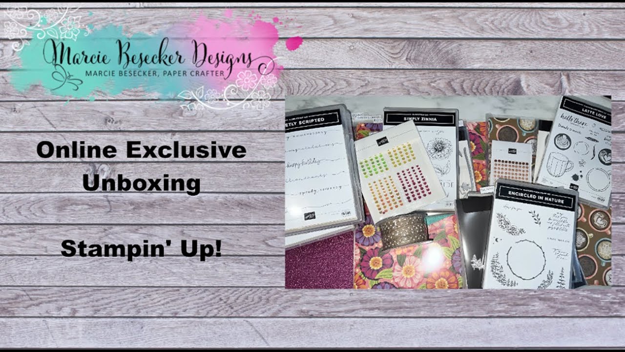 Online Exclusive Unboxing - Stampin' Up! - YouTube