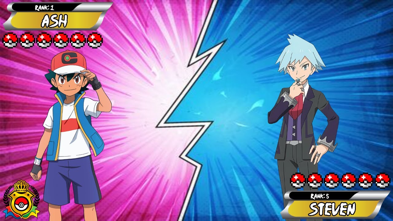 Pokémon Battle Simulator | Masters 8 Battle #2 | Ash VS Steven - YouTube