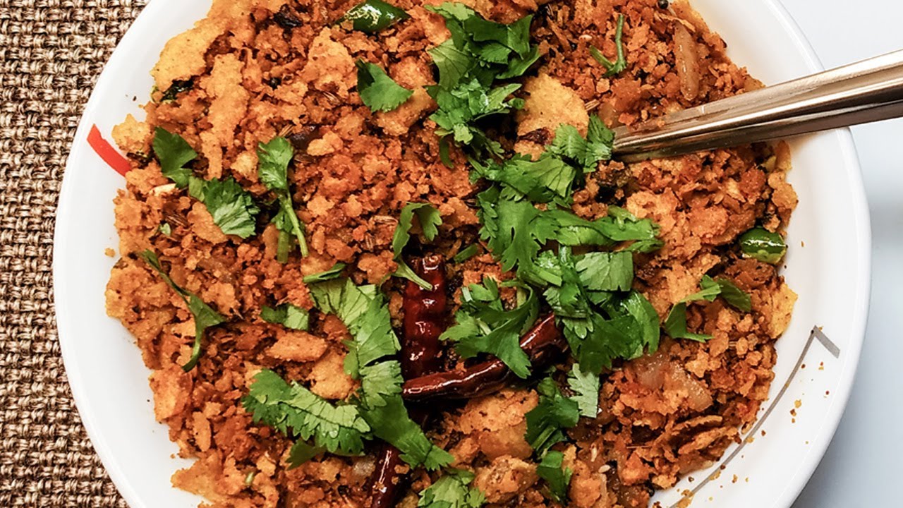 Leftover Roti Poha Recipe - Make Crunchy and Tasty Leftover Roti Snack ...