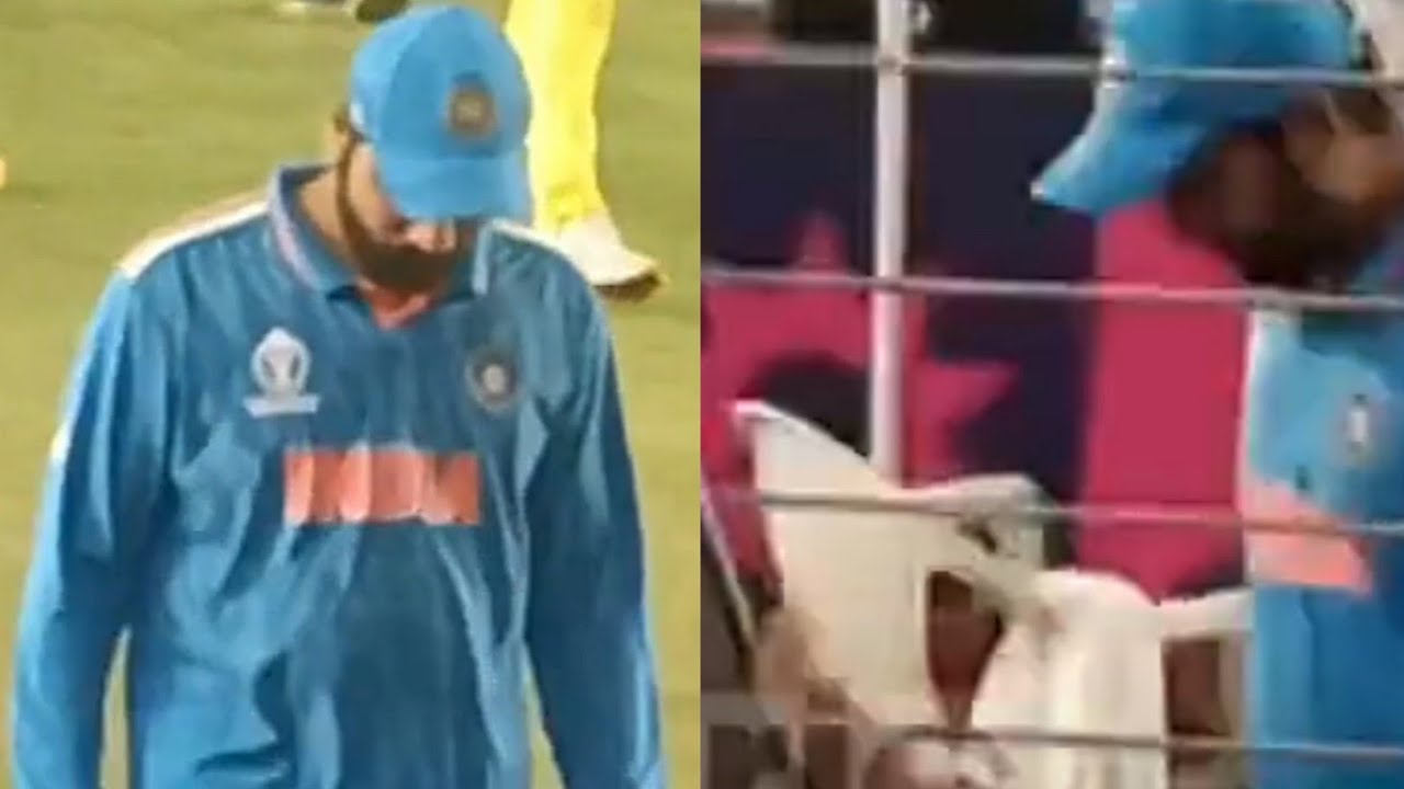 Rohit Sharma crying after India lost World Cup Final against Australia ...