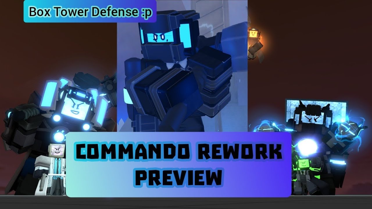 Commando Rework Preview | Roblox Box Tower Defense - YouTube