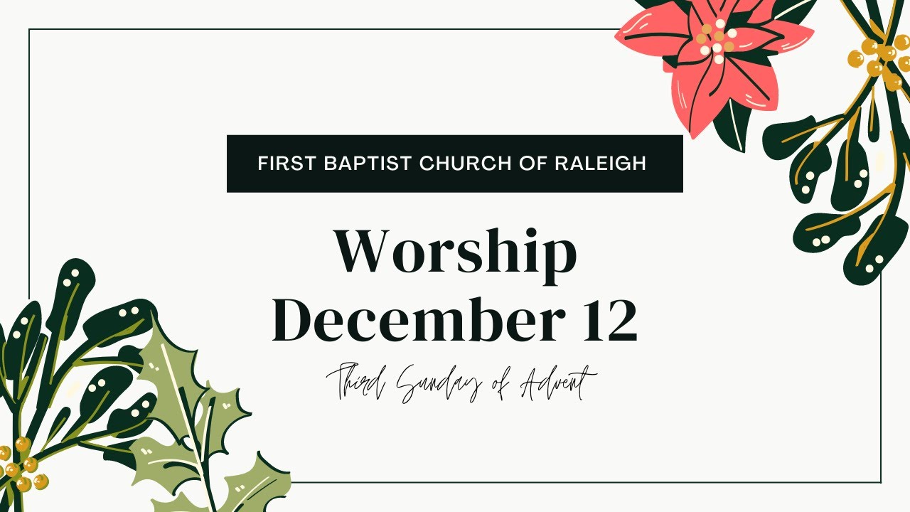 December 12 Worship Service - YouTube