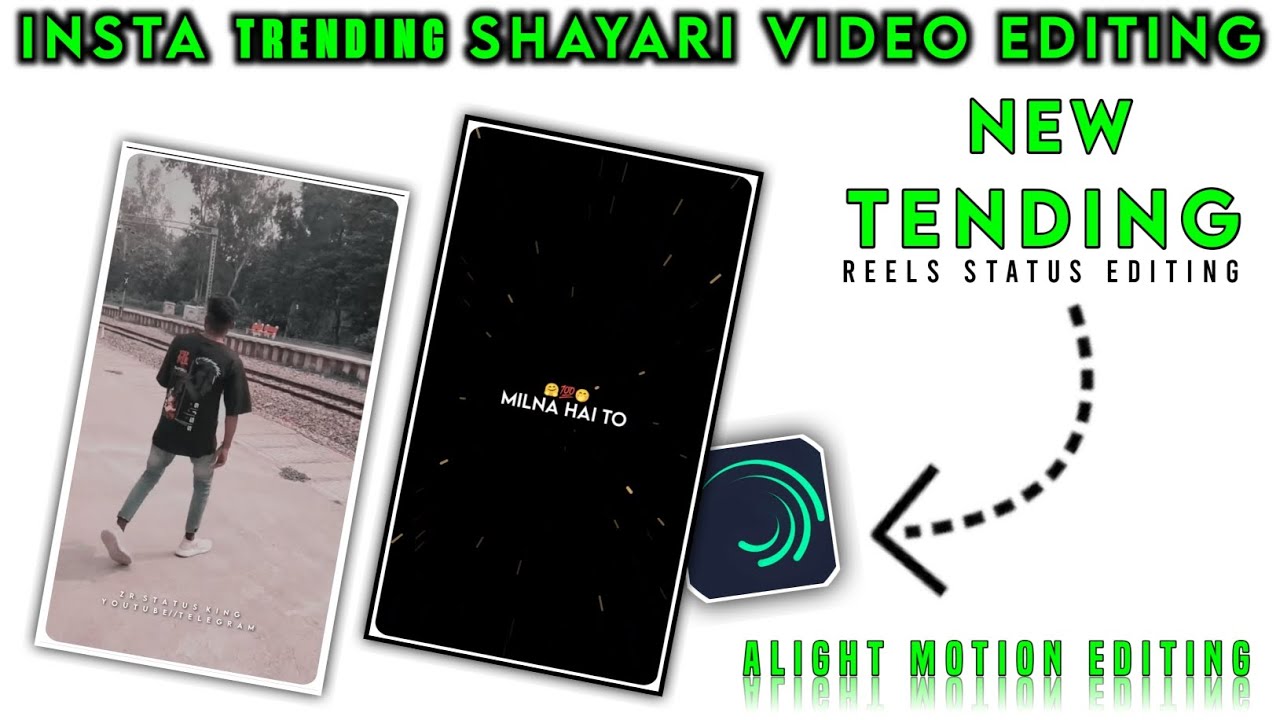 🥺new sad song insta shayari status video tending || in Alight Motion ...