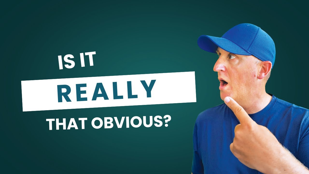 Is It Really That Obvious? - YouTube