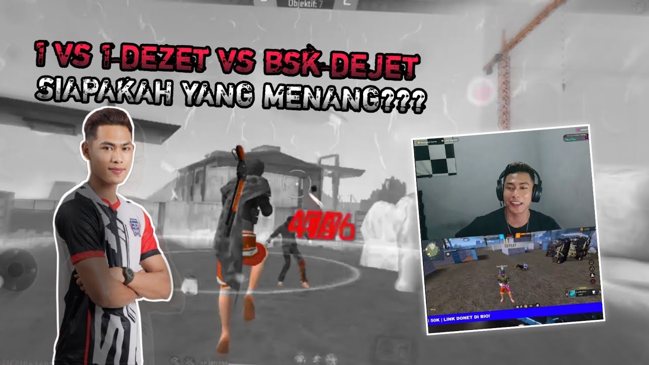 NABRAK LIVE BSK DEJET 1VS1 SIAPA YANG MENANG YA???? @dejetff4348 - YouTube