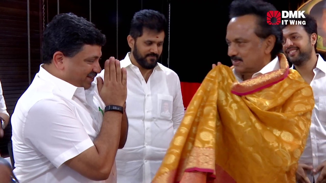 M.K.Stalin inaugurated DMK Website - www.dmk.in - YouTube
