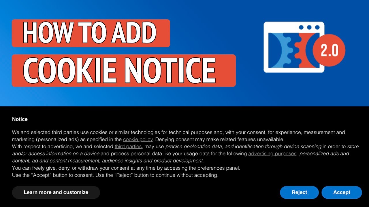 How to Add a Cookie Notice Banner in Clickfunnels 2.0 - Clickfunnels 2. ...