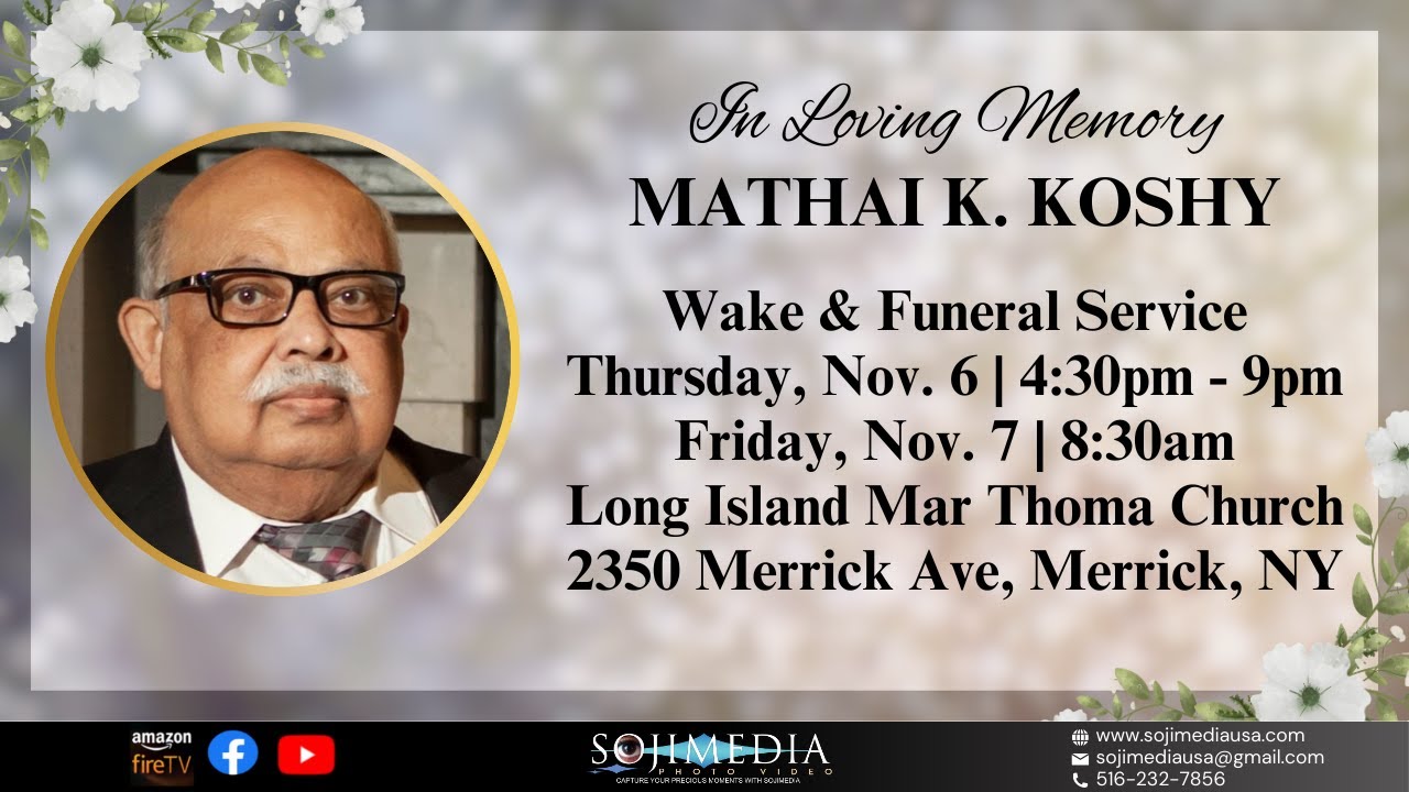 WAKE | MATHAI K. KOSHY - YouTube