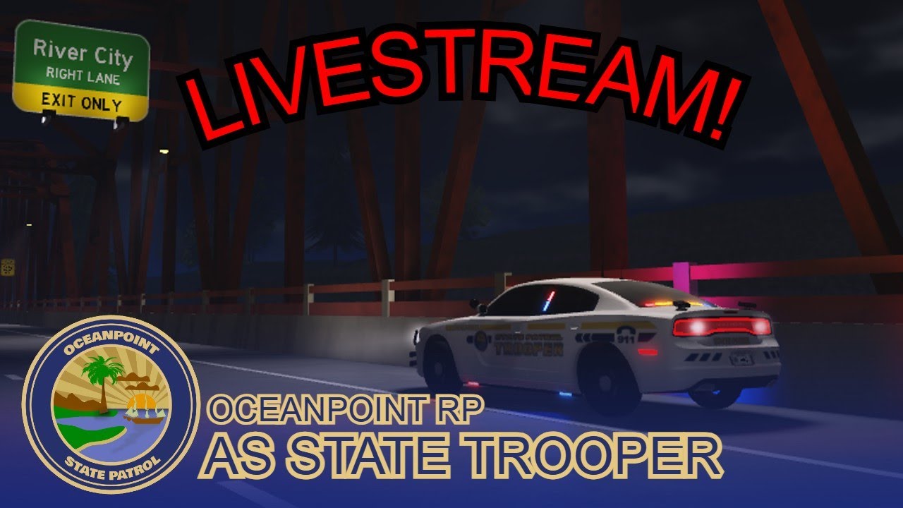 🔴LIVE! Patroling as STATE TROOPER in Oceanpoint Roleplay! (ER:LC Roblox ...