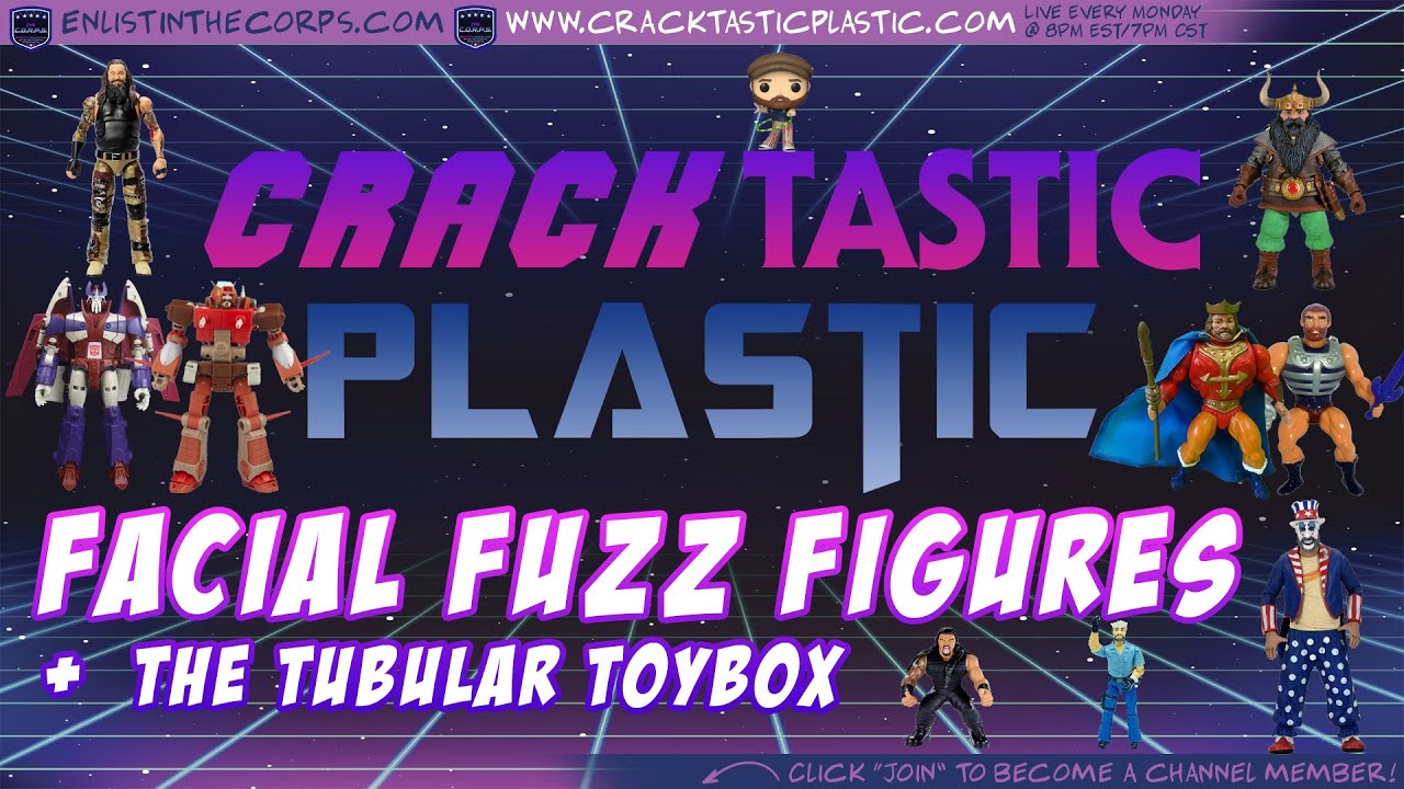 Cracktastic Plastic 117: Facial Fuzz Figures + The Tubular Toybox - YouTube