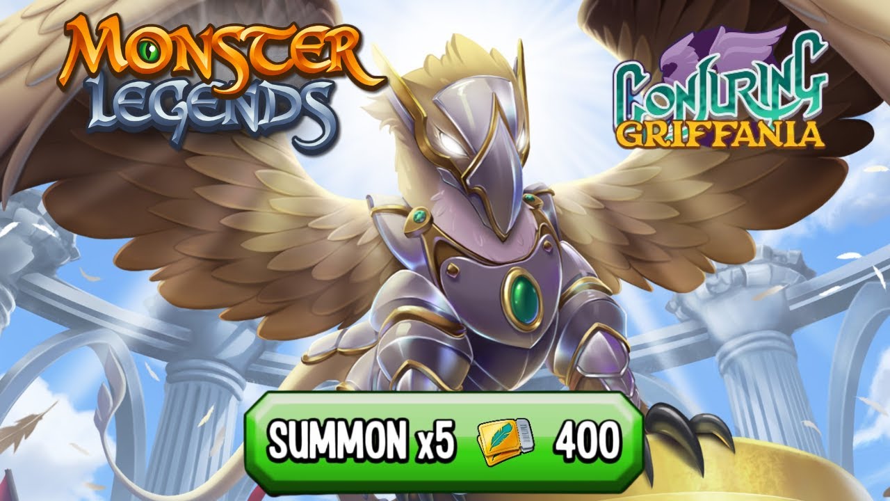 Summoning 5 Times in the Conjuring Griffania Event! (Monster Legends ...