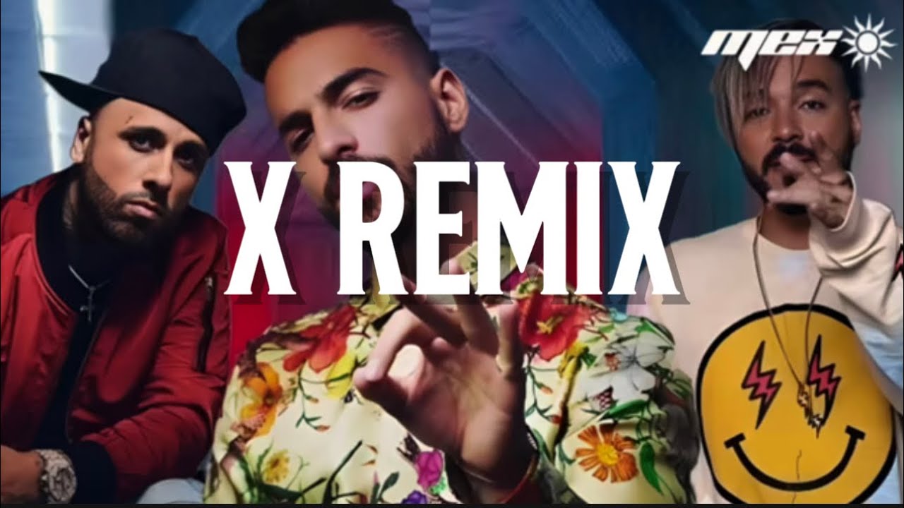 Nicky Jam, J Balvin, Ozuna, Maluma - X Remix (Letra) - YouTube