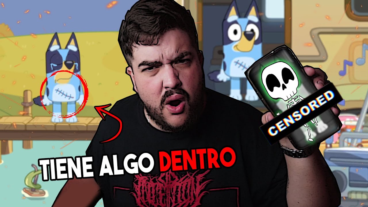 🔥 ... encuentro ALGO HORRIBLE en el INTERIOR de BLUEY el PERRO LOCO ...