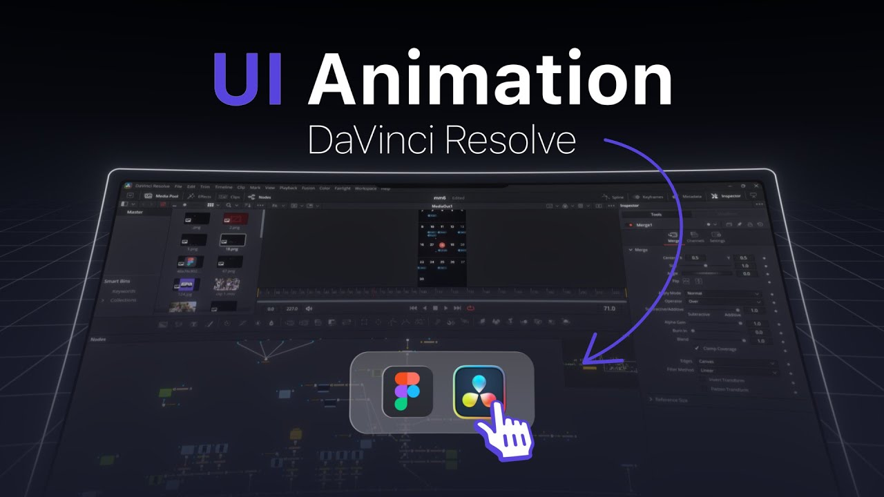 DaVinci Resolve UI Animation - YouTube