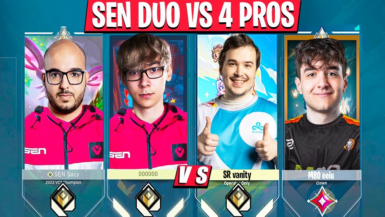 SEN TenZ & SEN Sacy Vs SR Vanity, M80 eeiu & MIBR Duo In Ranked Game ...