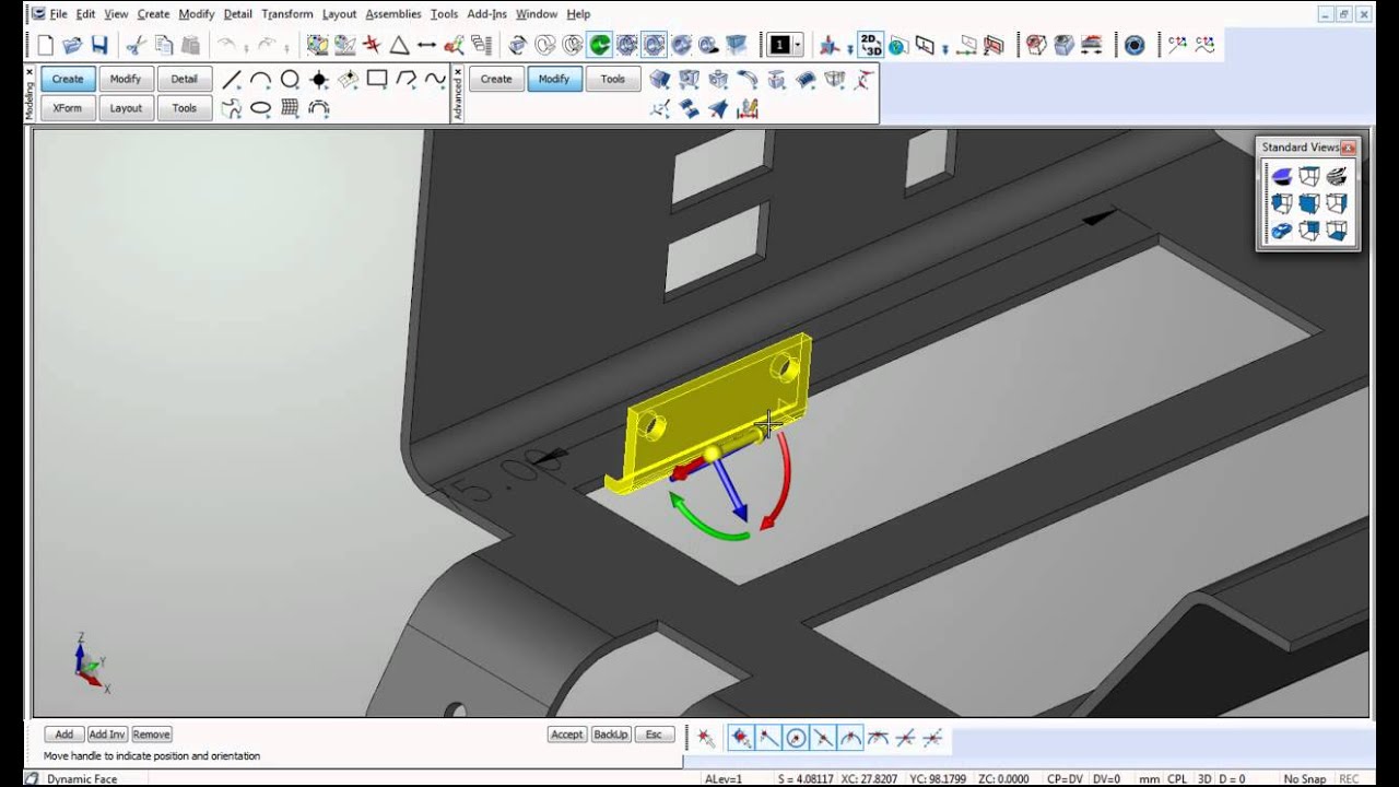 Sheetmetal Functions in KeyCreator 3D Direct CAD - YouTube
