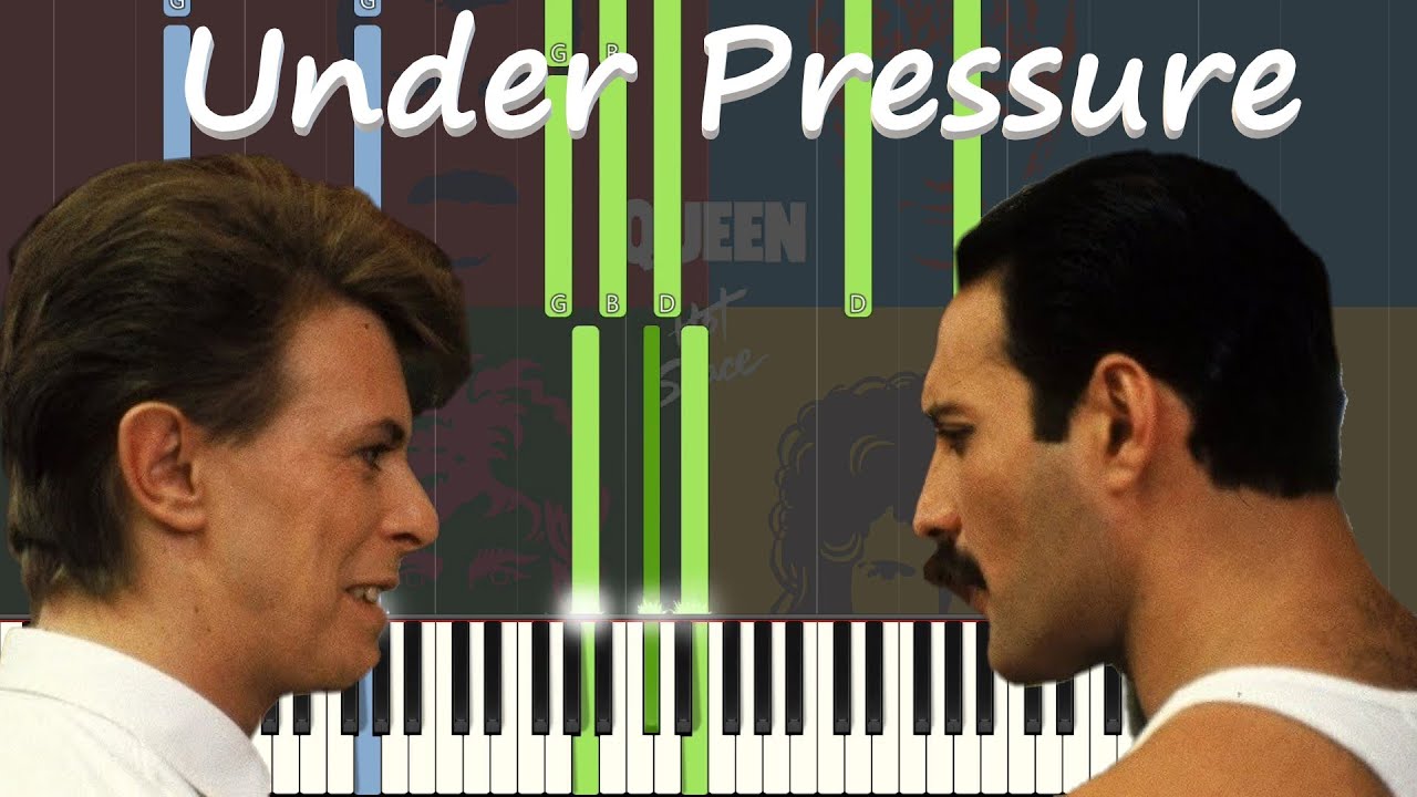 Queen - Under Pressure Piano/Karaoke *FREE SHEET MUSIC IN DESC* As ...