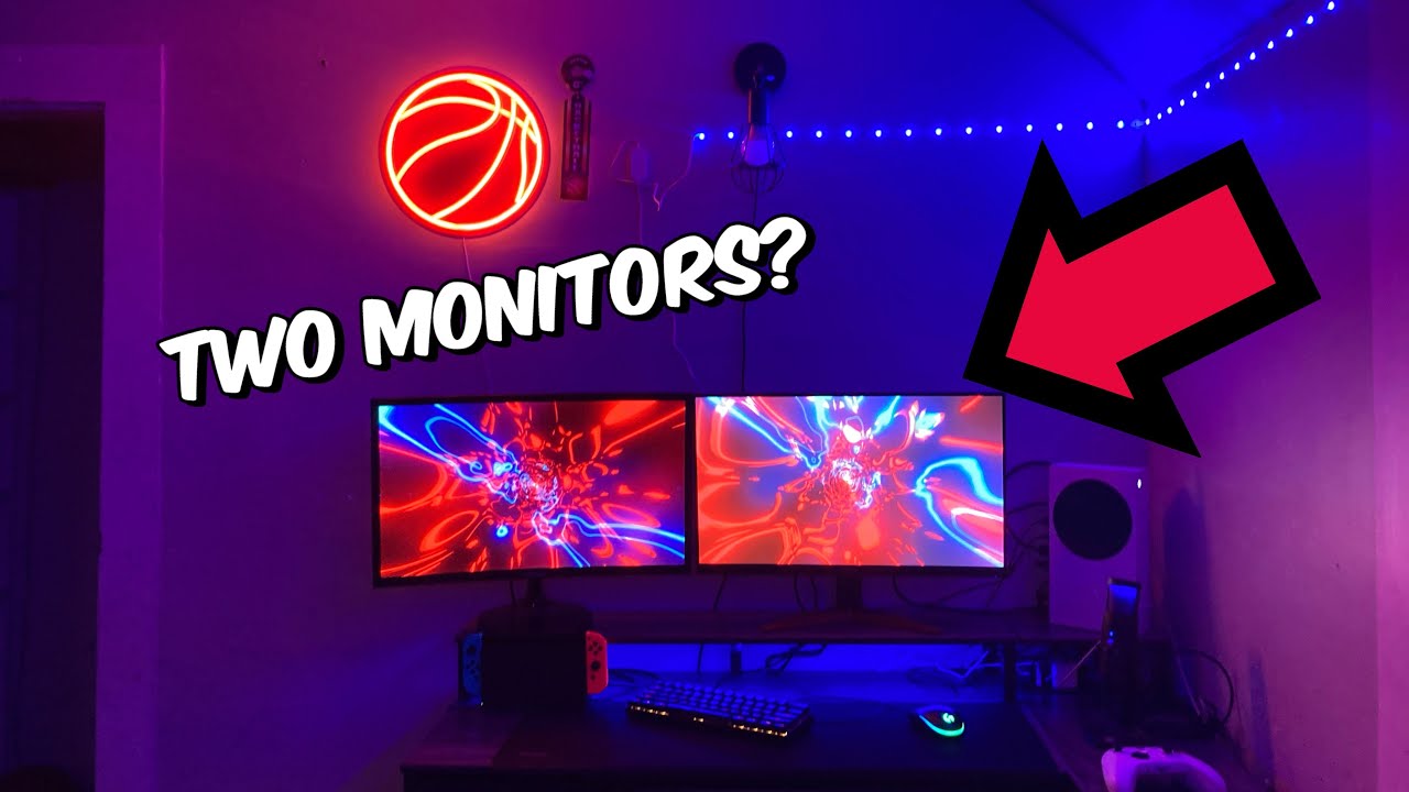 How I use two monitors in my Xbox Gaming setup! - YouTube