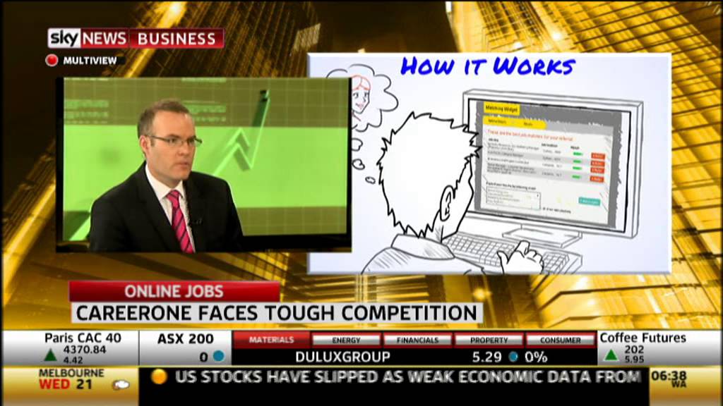 CareerOne's new strategy launch on Sky Business - YouTube