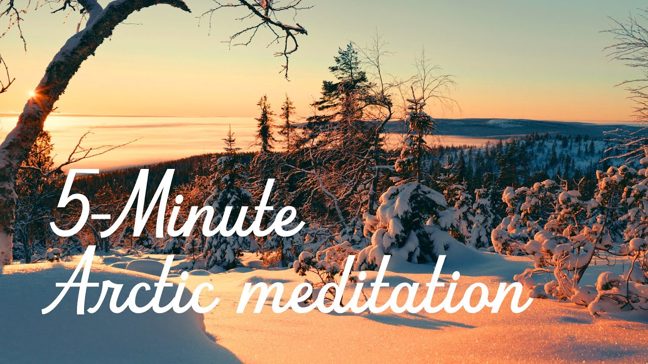 Breathe in the Arctic: 5-Minute Meditation with Low Light Wonders - YouTube