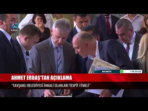 AHMET ERBAŞ'TAN AÇIKLAMA