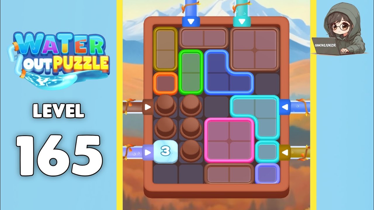 Water Out Puzzle level 165 solution - YouTube