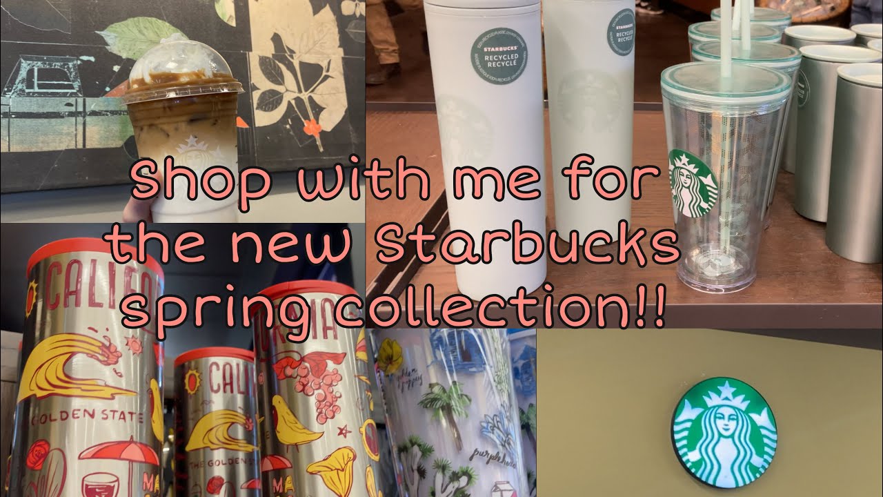 Shop with me for the New Starbucks Spring Collection 2021!! - YouTube