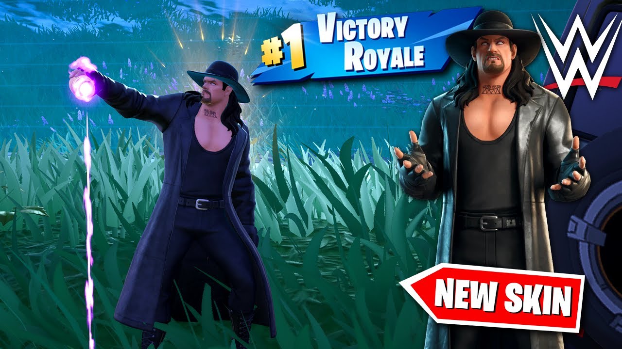 The Undertaker (WWE) Skin Gameplay Wins | Zero Build (Fortnite Chapter ...